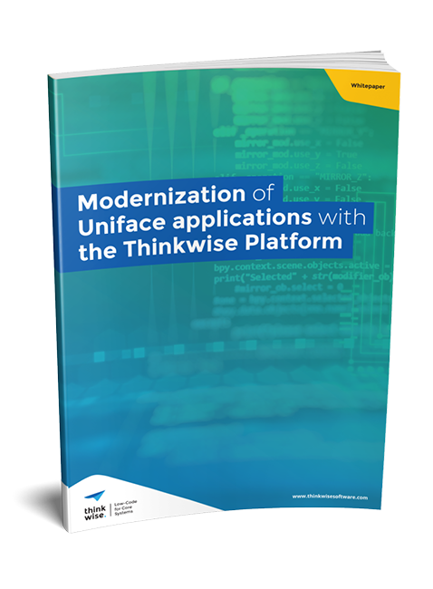 Replace or modernize Uniface applications