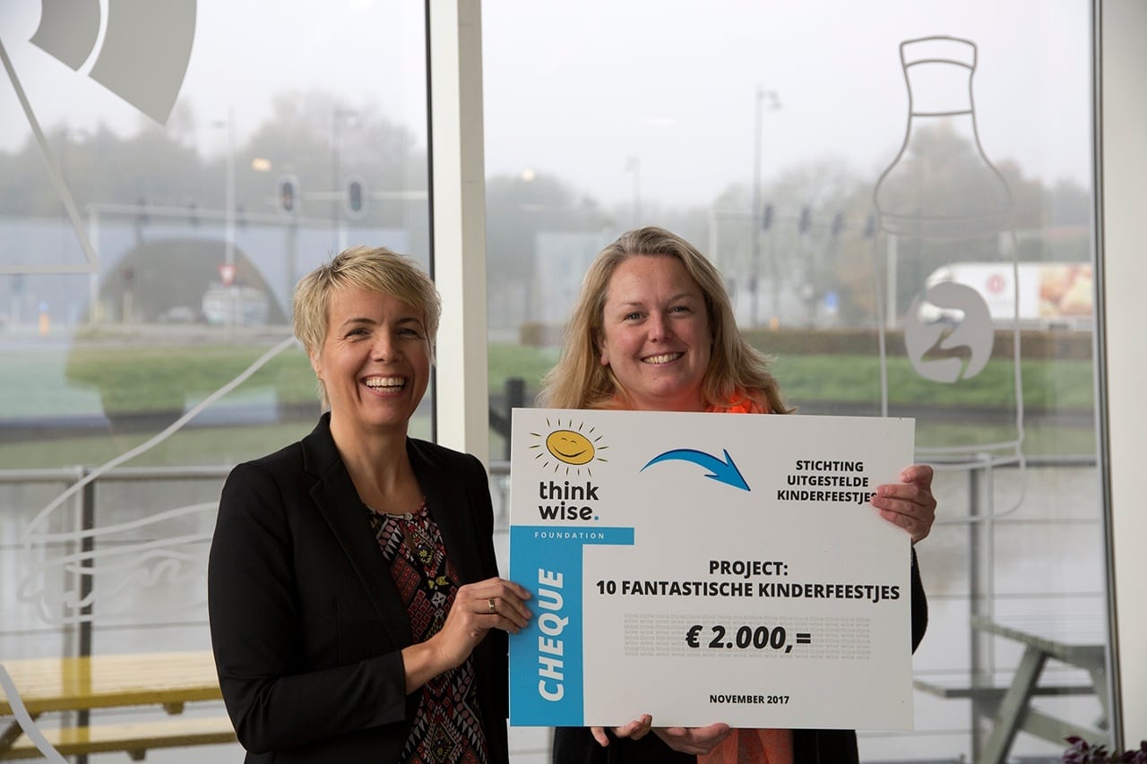 Thinkwise Foundation zorgt voor een feestje - Thinkwise