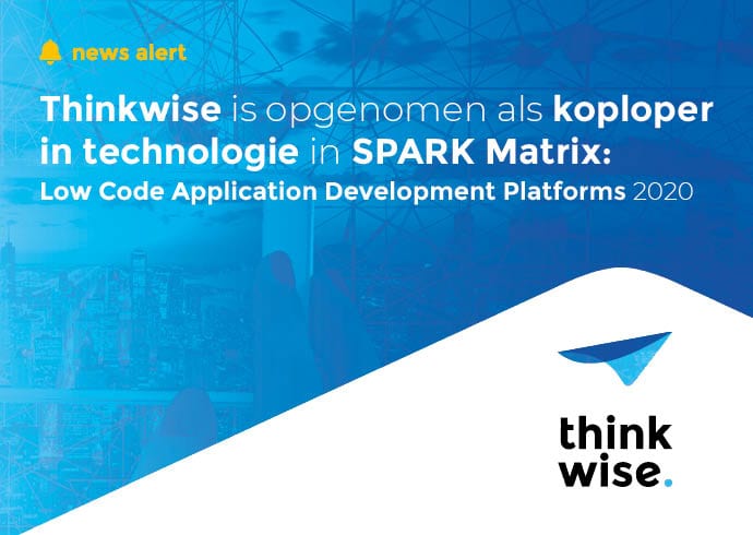 Thinkwise is opgenomen als koploper in technologie in SPARK Matrix: Low-Code Application ...